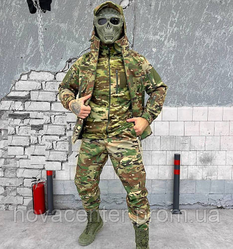 Тактический комплект No Brand Softshell 4в1 XL Мультикам, 8766473 - 718 ...