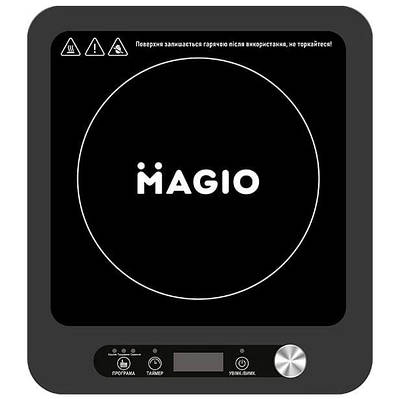 Електроплита інфрачервона Magio MG-144 2000 Вт Чорний, 8889843 371, ціна: 1453.98 ₴, купити на ...