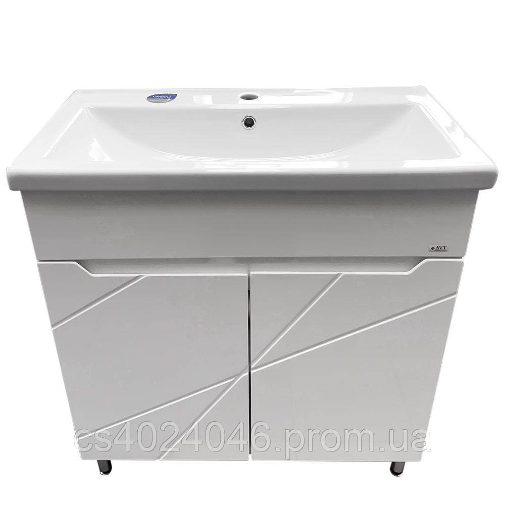 Тумба пряма ОРІОН 80 з умивальником Cersanit COMO, ціна 10523 ₴: купити на Prom.ua | Україна