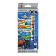 Фарби акрилові ZIBI 12кол.,12 мл ART Line, цена: 159.94 ₴, купить на ...