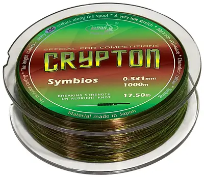 Волосінь Katran Crypton Symbios 1250m (neon/brown) 0.261mm 11.69lb/5 ...