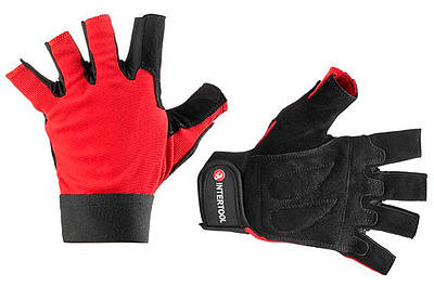 Рукавичка без пальців Intertool шкіра козяча вставки спандекс 10" (SP-0148), ціна: 281.75 ...