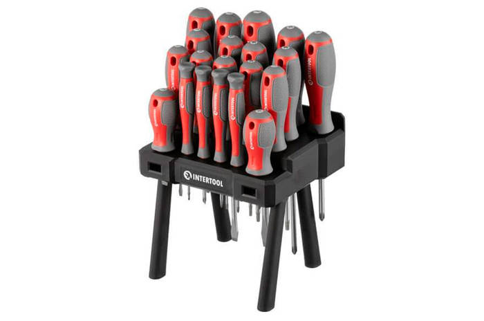 Набір викруток Intertool PH x SL x T (20 шт.) (VT-3371), ціна: 880 ₴, купити на Prom.ua