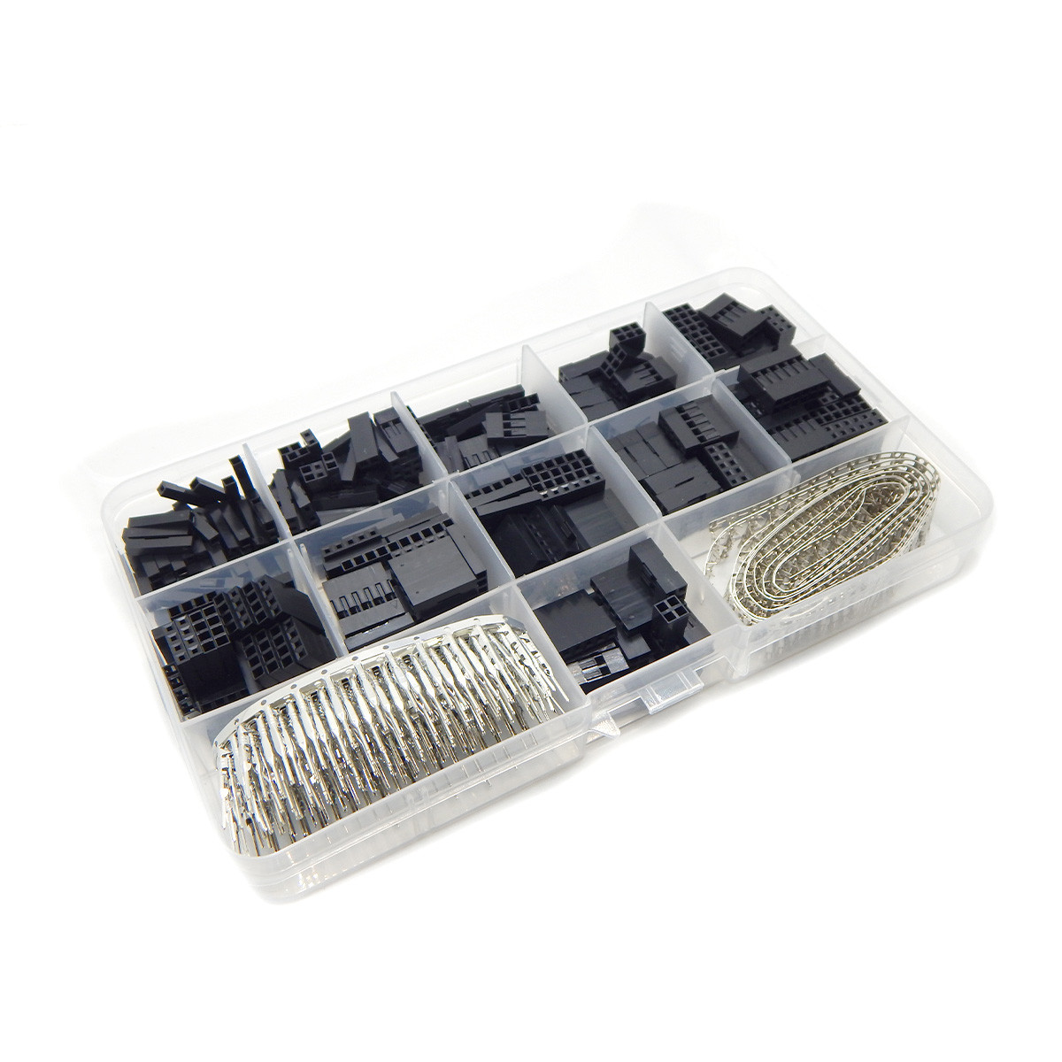 Набір конекторів Dupont 2,54 мм в кейсі для Arduino і макетних плат ...