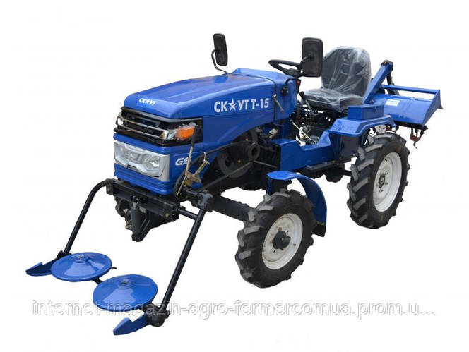 Мототрактор Garden Scout T15 c фрезой 120 см + (без плуга) (ID ...