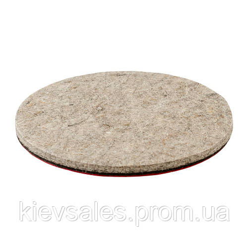 Круг полировочный MASTERTOOL GM на липучке из натурального войлока жесткий влагостойкий 6 мм ...