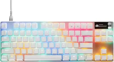 Клавіатура SteelSeries Apex Pro TKL Gen 3 White (ENG/UKR) (64898), ціна ...