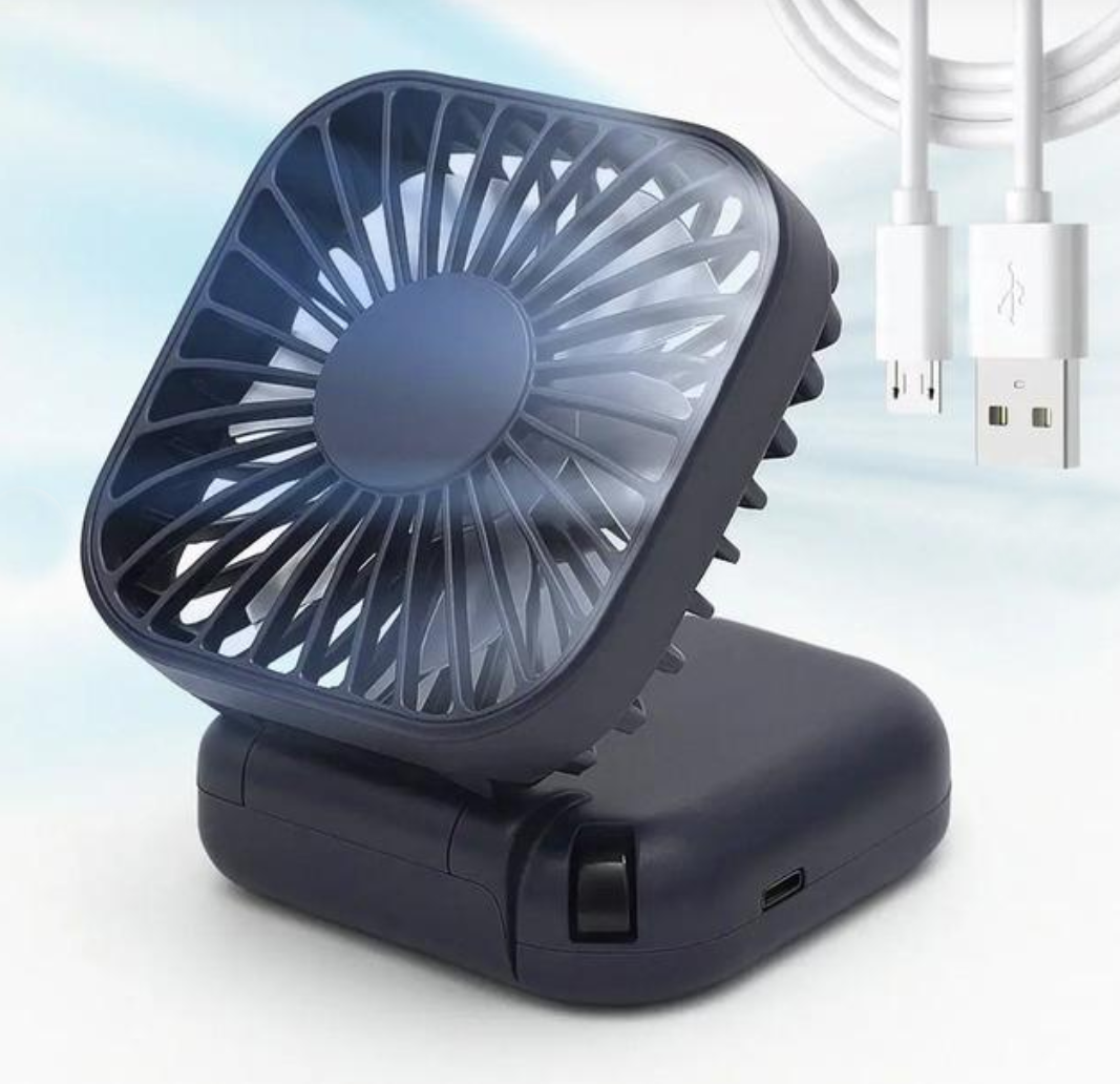 Акумуляторний міні-вентилятор Hachi Fan Dark Blue, ціна: 179 ₴, купити ...