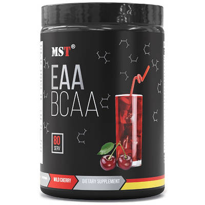 Аминокомплекс для спорта MST Nutrition BCAA EAA Zero 1040 g 80 servings Cherry, 8914037 - 129 ...