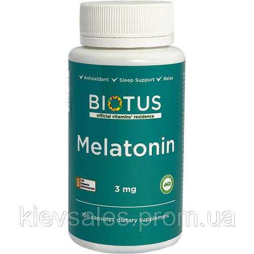 Мелатонін Melatonin Biotus 3 мг 100 капсул, 7289521 131, ціна: 189 ...