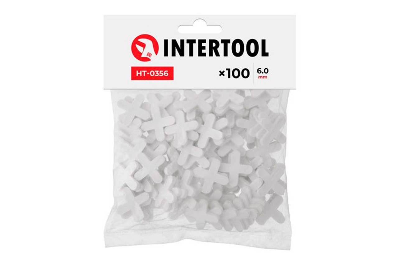 Хрестики для плитки Intertool 6 мм (100 шт.) (HT-0356) KLB, ціна: 28.60 ₴, купити на Prom.ua