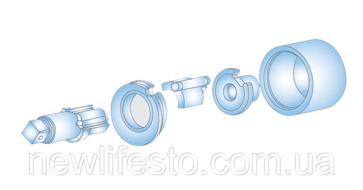 Вал (жало) для пневмогайковерта (82541) Force 82541-43A: продажа, цена ...