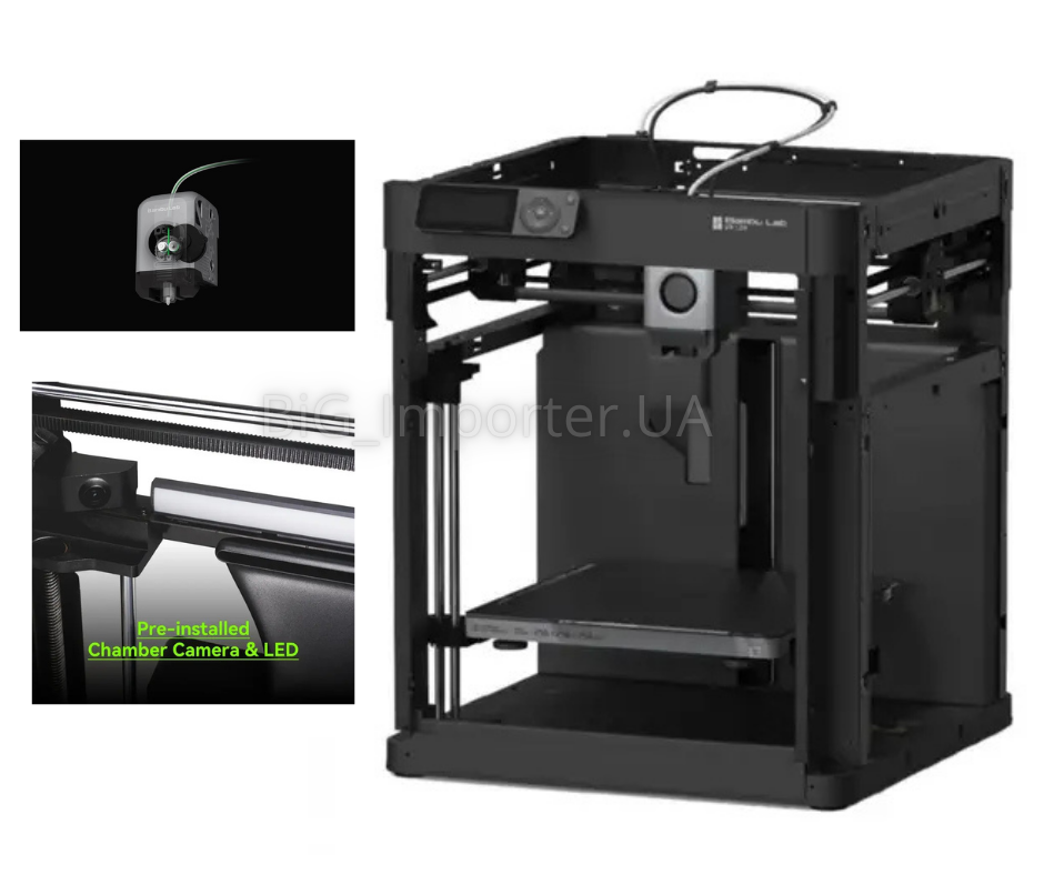 Профессиональный 3D-принтер Bambu Lab P1 с Wi-Fi, Bluetooth, USB и ...