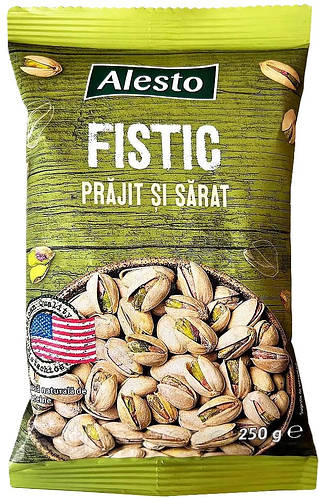 Фісташки Alesto Солені 250 г, ціна: 176 ₴, купити на Prom.ua