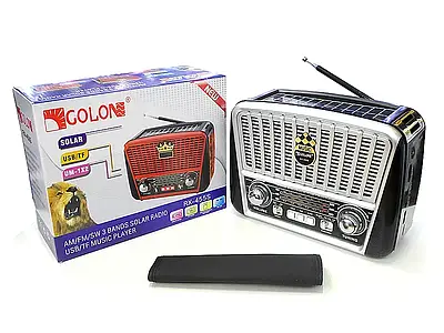 Радіоприймач Golon SOLAR RX-456S 24 шт 9649, ціна: 624.88 ₴, купити на ...