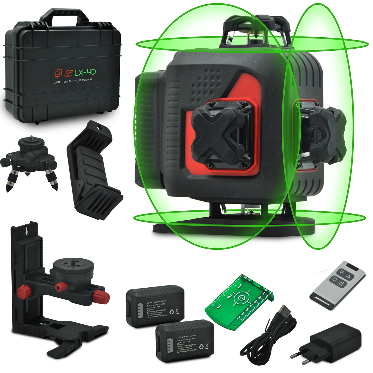 Купить Лазерный уровень нивелир LSP LX-4D Pro Max Osram лазерный ...