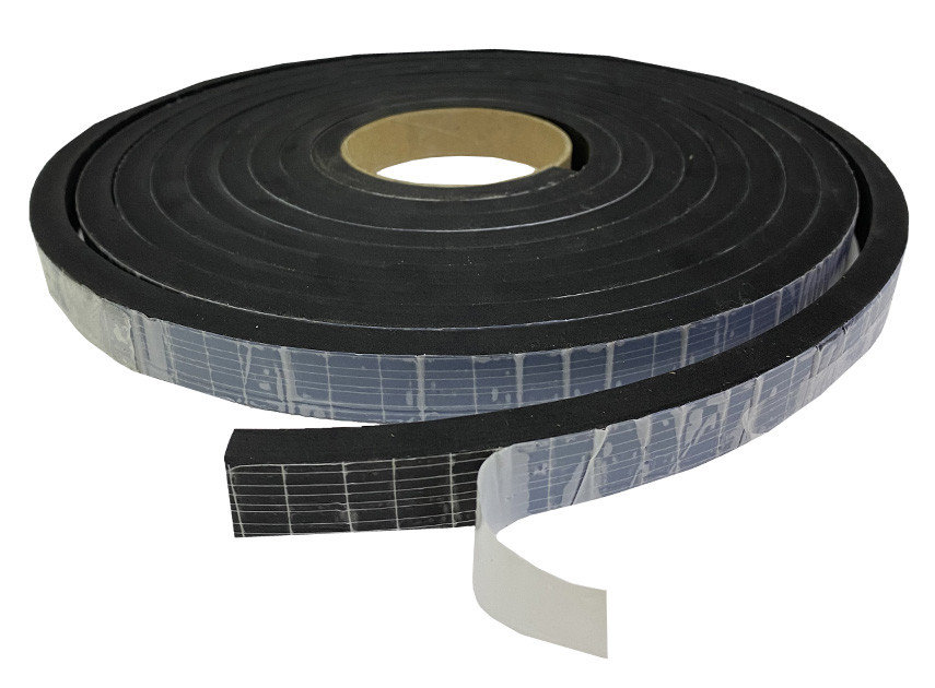 Лента EPDM (ЭПДМ) 130кг/м3, 5мм*10мм*10м.п. уплотнительная ...