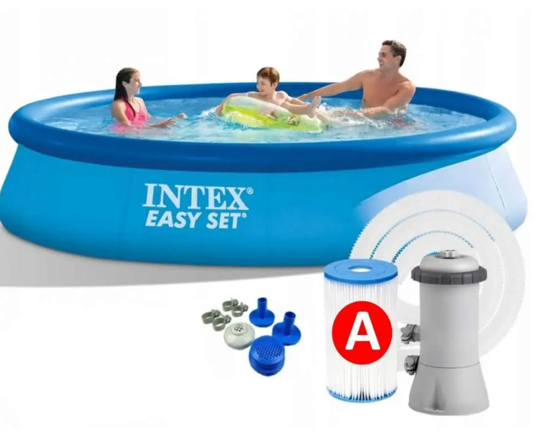 Бассейн надувной большой для всей семьи и детей, бассейн наливной ...