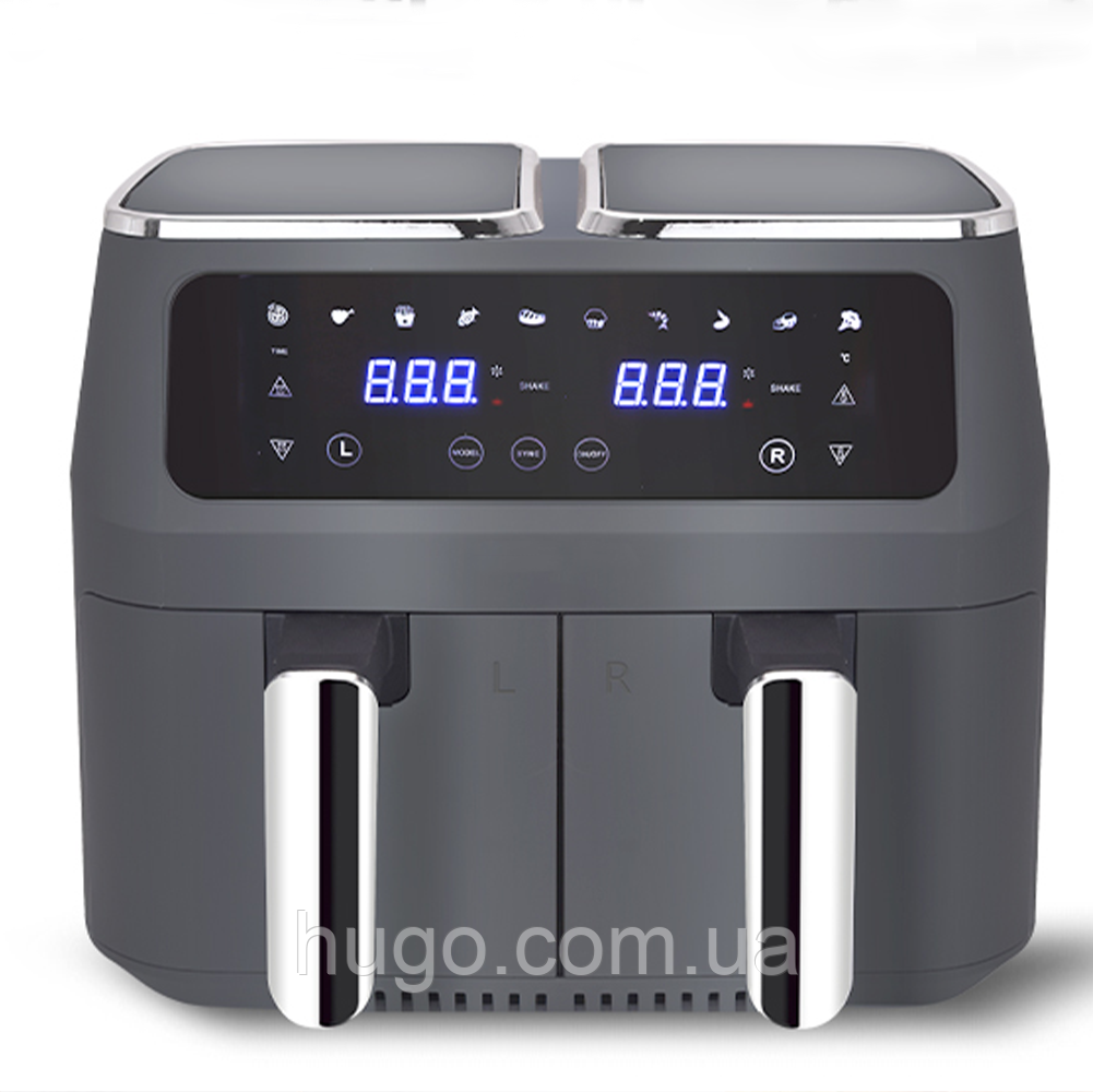 Електричний аерогриль з двома чашами LB-60006 (2800 Вт, 6л+6л ...