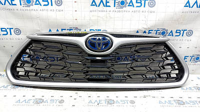 Решітка радіатора grill Hyundai Sonata 11-15 hybrid, з емблемою, пісок ...