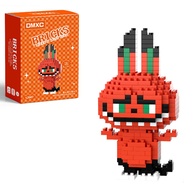 Конструктор Лабубу LABUBU 3D BRICKS 150 деталей, мини-набор для детей ...