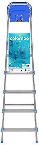 Драбина Colombo Atlantica 5 щаблів легка алюмінієва (S112A05P), ціна: 4799 ₴, купити на Prom.ua