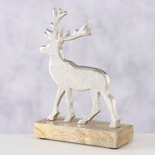 Статуетка Олень на підставці алюміній срібло h18см Гранд Презент 2025495, цена: 405 ₴, купить на ...