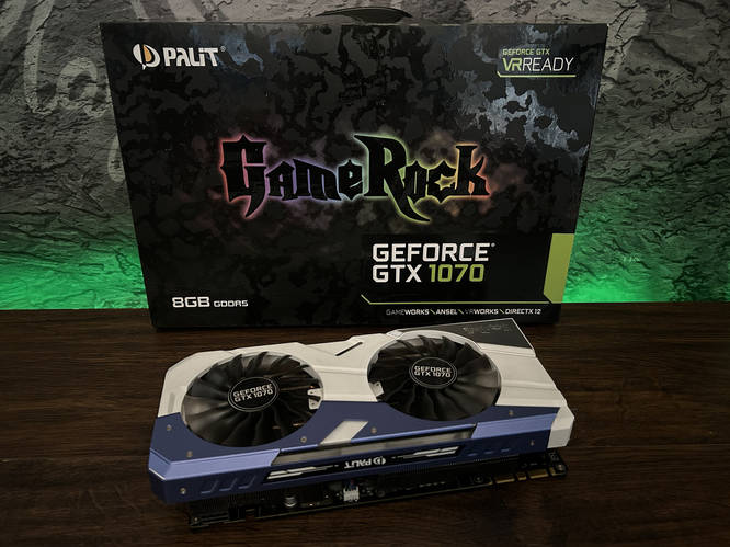 Відеокарта Palit GTX 1070 Game Rock 8GB GDDR5 (NE51070S15P2-1041G) Б/В ...