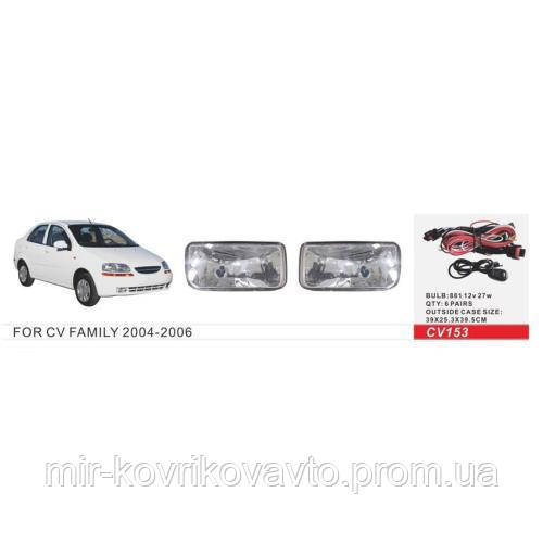 Фари дод. модель Chevrolet Aveo Family/2004-06/CV-153/881-12V27W/eл ...