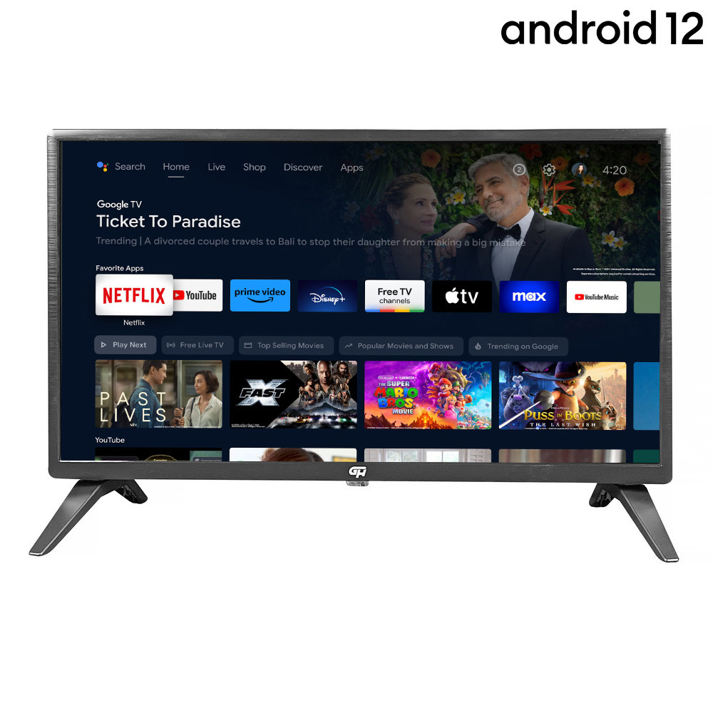 Телевізор 24, AOSP Android 12 - 24GH-450AV, DDR 1G, Flash 8G, Voice RC ...