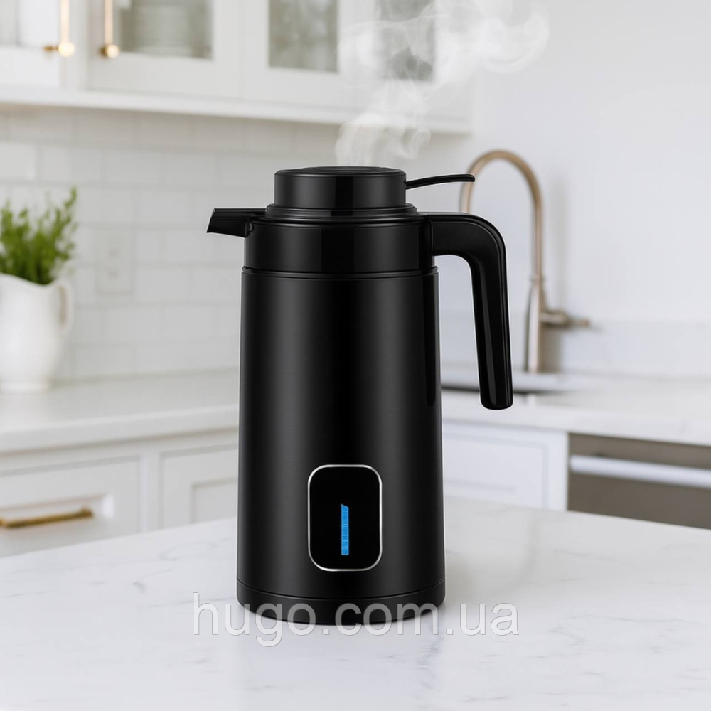 Електрочайник 2л, 1500Вт + база, SK-09042, Чорний / Чайник електричний ...