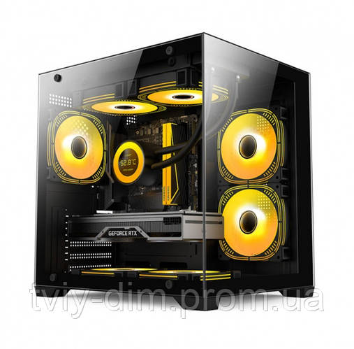 Корпус GTL Gaming "Infinity", Black, без БП, Mid Tower, Micro ATX ...