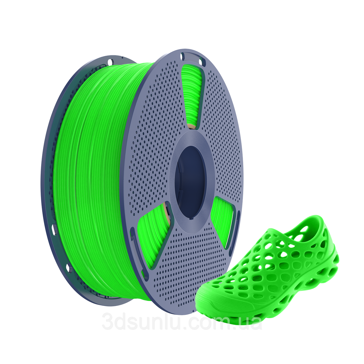 TPU 95А Зелений -- пластик/філамент для 3D друку SUNLU TPU Black Filament 1.75mm 1KG: продаж ...