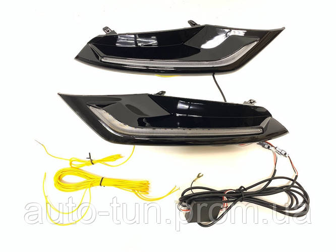 Фары дневного света LED/DRL для Mazda 3 Sedan '2019- (DLAA) MZ-2073-LED ...