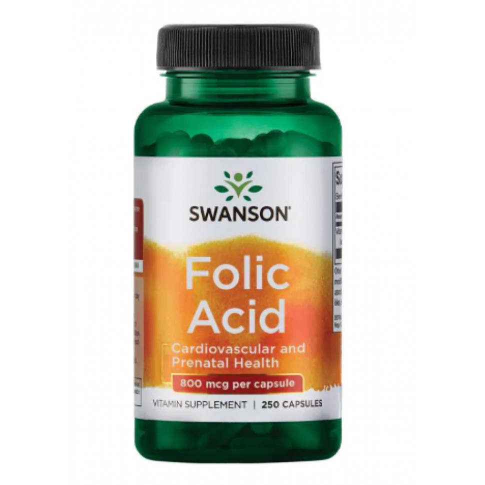 Капсулі Folic Acid 800 Mcg — 250 Caps 100-96-8367521-20 337 ₴ — Купити ...