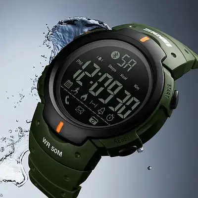 Skmei 1358AG Army Green Smart Watch Co,ass SBR, цена: 1705 ₴, купить на ...