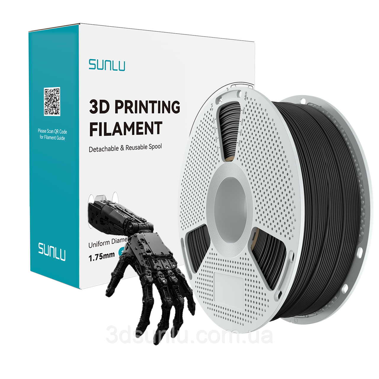 Філамент Easy PA Black/Чорний, 1кг: продаж, ціна у Києві. Витратні матеріали для 3d пристроїв ...