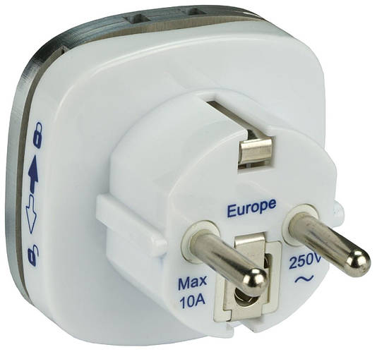 Вилка заземлення YSHIELD® GX-EF (тип EF, CEE 7/7) KLB, цена: 1544.40 ...