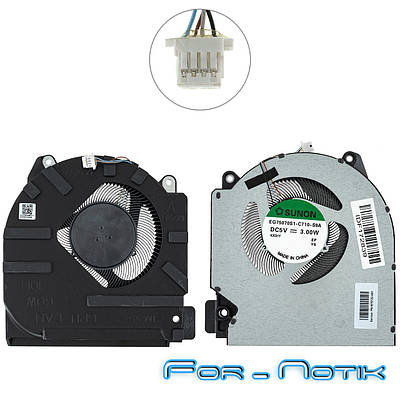 Оригинальный вентилятор для ноутбука HP Victus 16-E (CPU FAN), 60W ...