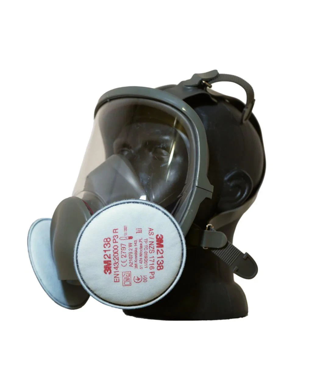 Повнолицева маска 3M 6800 з фільтрами 3M 2138 професійний захист від ...