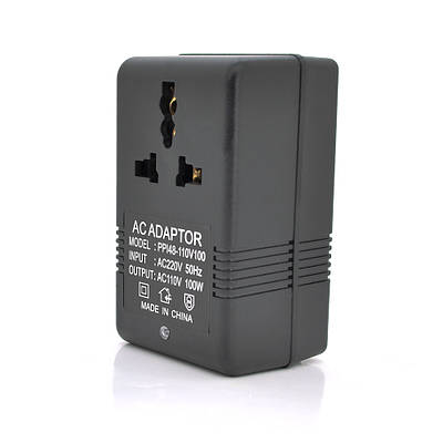 Перетворювач напруги HC-100W 220V 110V трансформатор із універсальною розеткою lamp, ціна: 438 ...