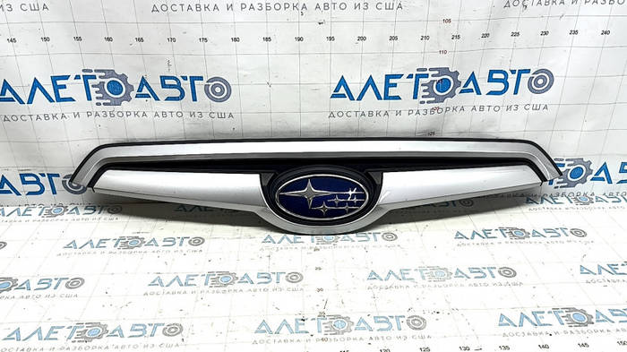 Решетка радиатора grill Subaru Forester 19-21 SK верхняя хром, песок ...