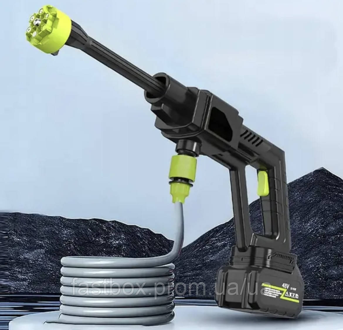 Автономная мойка высокого давления MDHL 48V 8100 с кейсом идеальна для мойки автомобиля ...