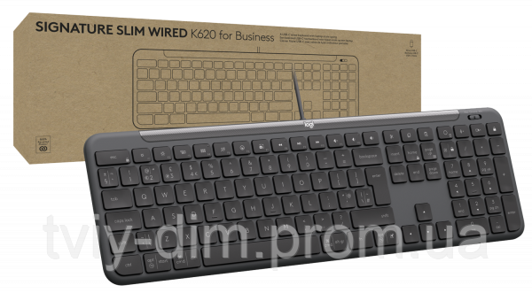 Клавиатура Logitech Signature Slim K620 Wired Keyboard for Business ...
