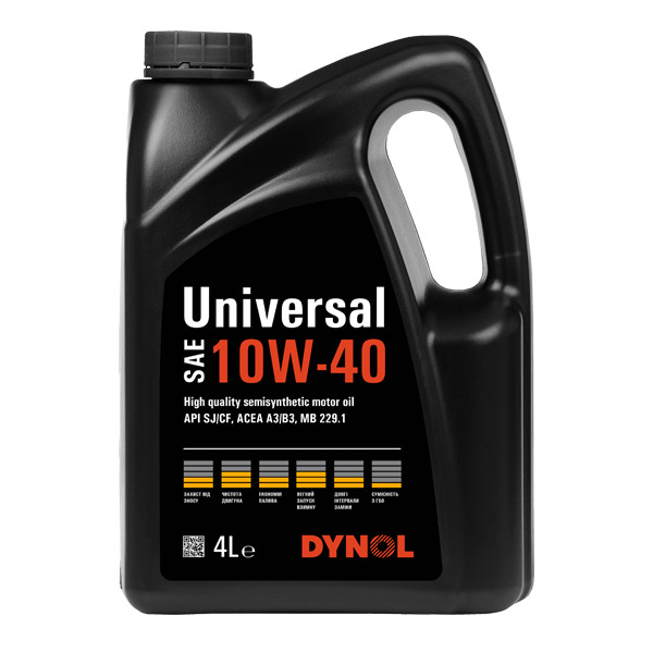 Моторное масло DYNOL Universal SAE 10W-40 API CF/SG 4л., цена: 590 ...