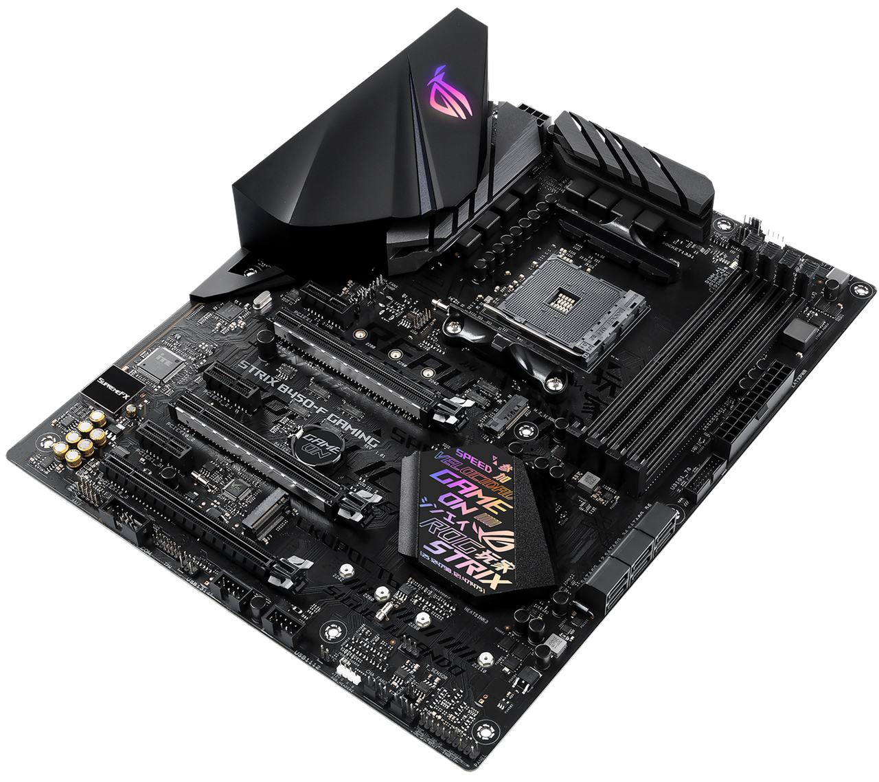 Материнська плата sAM4 AMD B450 4*DDR4 Asus ROG STRIX B450M-F GAMING ...