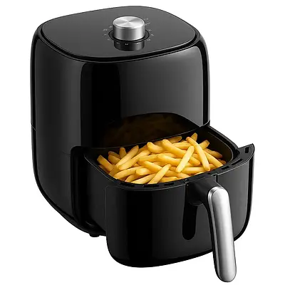 Аерогриль мультипіч Crownberg CB-5540, електрична фритюрниця 2л 1000Вт ...