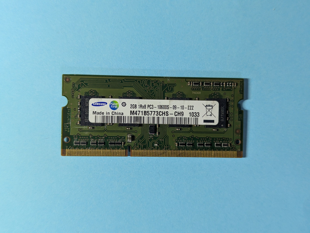 Оперативна пам ять Samsung SO DIMM DDR3 2GB 1333MHz PC3 10600 CL9 ...
