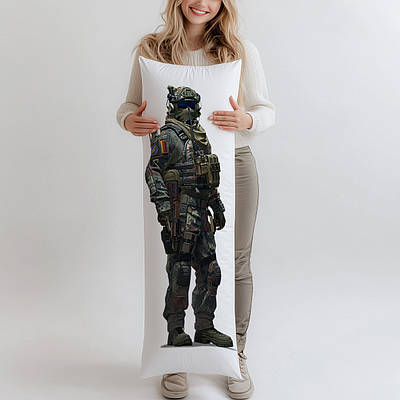 Дакимакура, Commando Company KSK (CS2), (подушка обнимашка) 100*33 см ...