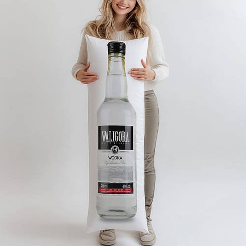 Дакимакура, Водка Waligora, 0,5л, (подушка обнимашка) 120*40 см, цена ...